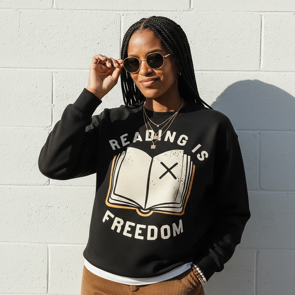 Reading Is Freedom Sweatshirt – BLACKRALLY X